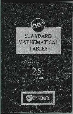 Standard Mathematical Tables and Formulae: Book Covers